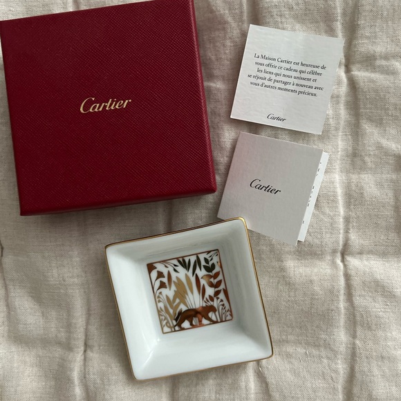 Cartier | Accents | Cartier Gold Decorative Tray | Poshmark